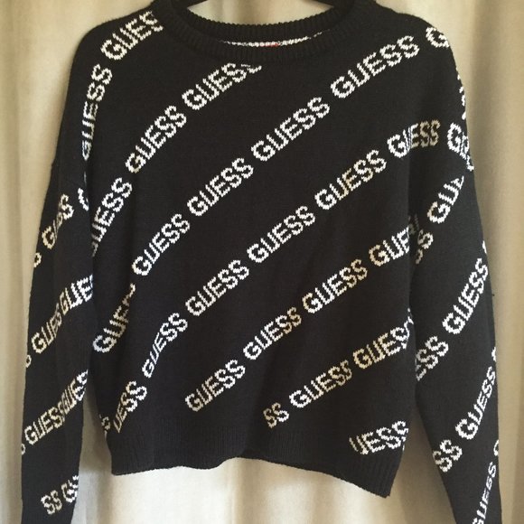 Guess | Sweaters | Guess Logo Knit Sweater | Poshmark